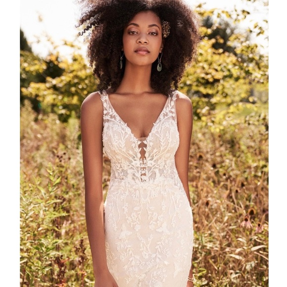 Lillian West | Dresses | New Lillian West Beaded Lace Dress With ...
